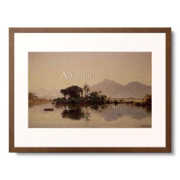 Artist:  Mignot, Louis Remy,1831-1870 Imagetitle:  Landschaft am Orinoco, Venezuela. 1857. Location:  Christie's Images Ltd