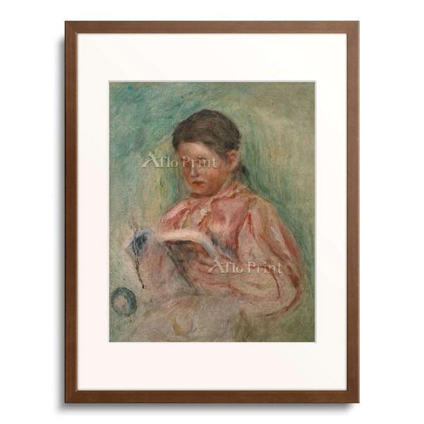 作家名:ピエール=オーギュスト・ルノワール  ( 1841年 - 1919年 ) 国籍:フランス ジャンル:印象派 Artist: Renoir, Auguste,1841-1919 Imagetitle:Lesende.