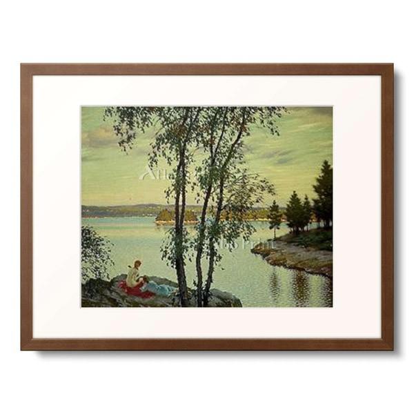 Artist:  Dufner, Edward,1872-(?) Imagetitle:  Badende auf felsigem Ufer am Nachmittag. Location:  Christie's Images Ltd