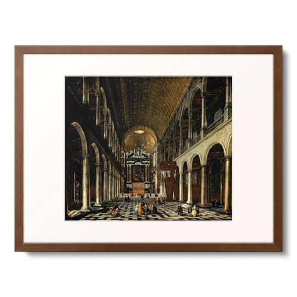 Artist:  Ghering, Anton Gunther,1620-1668 Imagetitle:  Innenansicht der Jesuitenkirche in Antwerpen. Dimensions:  83 x 9...