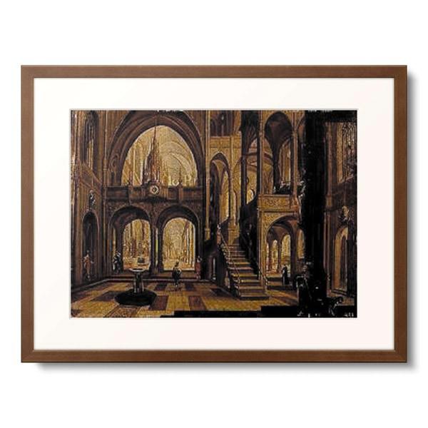 Artist:  Neefs d.A., Pieter (Umkreis) Imagetitle:  Interieur einer gotischen Kirche. Dimensions:  38 x 51,5 cm Medium:  ...