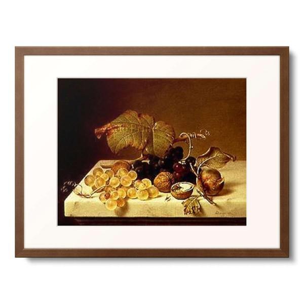 Artist:  Preyer, Johann Wilhelm,1803-1889 Imagetitle:  Stilleben mit Walnussen. 1864. Dimensions:  26 x 33 cm Location: ...