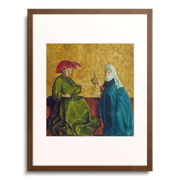 所蔵： 絵画館｜ベルリン国立美術館｜ベルリン｜ドイツ   Artist:  Witz, Konrad,1400/10-1445 Imagetitle:  The Queen of Sheba before King Solomon. Abo...