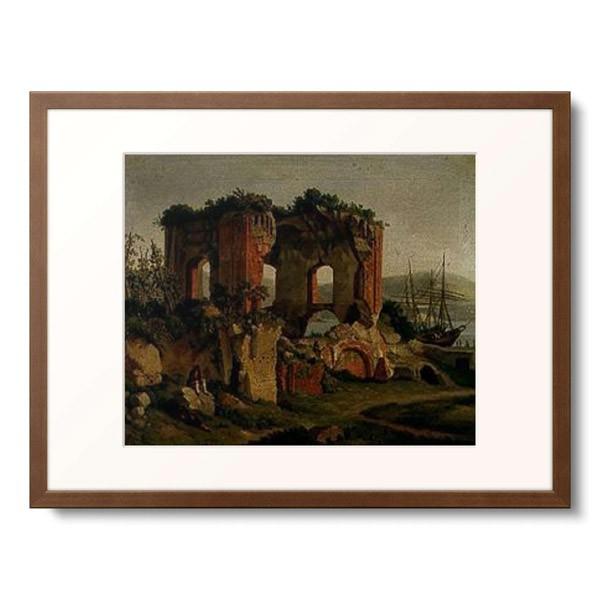 Artist:  Hackert, Jacob Philipp,1737-1807 Imagetitle:  Der sogenannte Venus-Tempel in Baja. Location:  Erfurt, Angermuseum