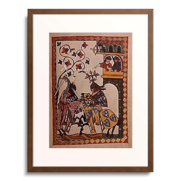 Artist:  Handschrift, Heidelberger Lieder- Imagetitle:  Friderich von Leiningen. Location:  Eisenach, Wartburgstiftung