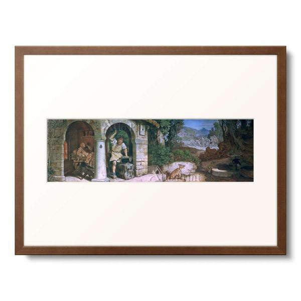 作家名:モーリッツ・フォン・シュヴィントArtist: Schwind, Moritz von,1804-1871 国籍:オーストリアImagetitle:The blacksmith of Ruhla. Fresco in the roo...