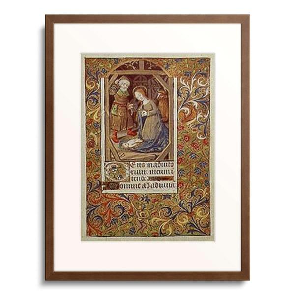 Artist:  Handschrift Imagetitle:  Geburt Christi. Aus einem Franzosischen Stundenbuch. Memb.II 176, 99v Location:  Gotha...