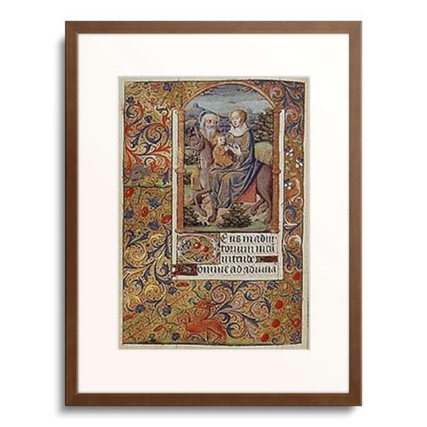 Artist:  Handschrift Imagetitle:  Die Flucht nach Agypten. Aus einem franzos.Stundenbuch. Memb.II 178, 121v Location:  G...