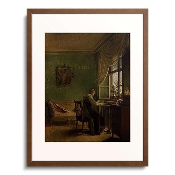 Artist:  Kersting, Georg Friedrich,1785-1847 Imagetitle:  Woman embroidering. Location:  Weimar, Kunstsammlungen