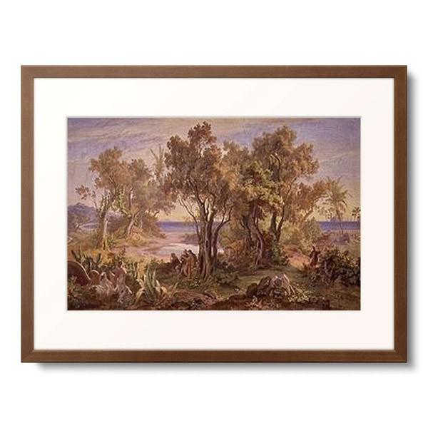Artist:  Preller d.A., Friedrich,1804-1878 Imagetitle:  Landschaft bei Askalon mit Blick uber das Meer. Location:  Weima...