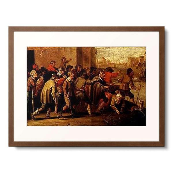 Artist:  Droochsloot, Joost Cornelisz,1586-1666 Imagetitle:  Kruppel am Teich Bethesda. Location:  Budapest, Museum der ...