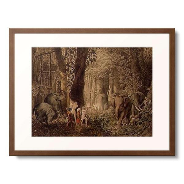 Artist:  Nagy, Istvan,1873-1937 Imagetitle:  Bei der Elefantenjagd. Location:  Privatbesitz Ungarn