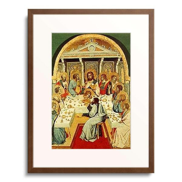 Artist:  Gaddi, Agnolo/Angelo di,ca. 1350-1396 Imagetitle:  Abendmahl. Holz, 57,3 x 41 cm. Location:  Altenburg, Lindena...