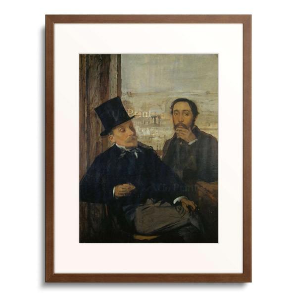 作家名:エドガー・ドガ ( 1834年 - 1917年 ) 国籍:フランス ジャンル:印象派 Artist: Degas, Edgar,1834-1917 Imagetitle:Self portrait with Evariste de ...