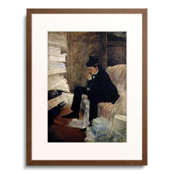 Artist:  Forain, Jean Louis,1852-1931 Imagetitle:  Der Witwer. Dimensions:  141 x 100 cm Location:  Paris, Musee d'Orsay