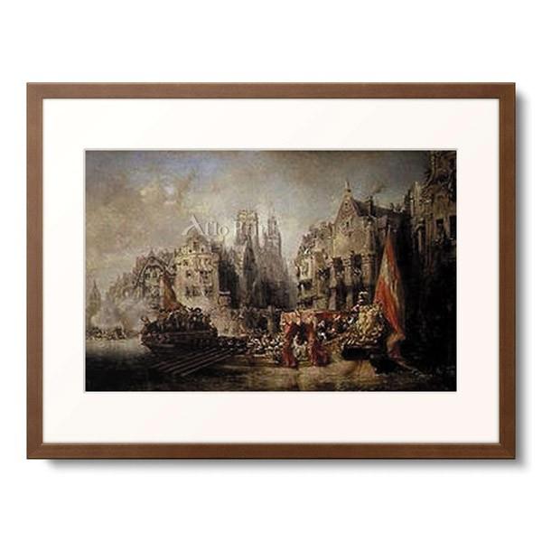 所蔵：ルーヴル美術館Artist:  Isabey, Jean-Baptiste,1767-1855 Imagetitle:  Die Ankunft des Herzogs von Alba in Rotterdam. 1844. Loc...