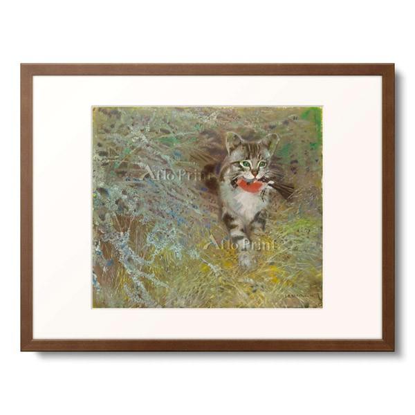 Artist:  Niestle, Jean Bloe,1884-1942 Imagetitle:  Poaching cat. 1910 Location:  Munchen, Stadtische Galerie