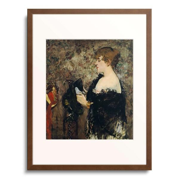 作家名： エドゥアール・マネ  ( 1832年 - 1883年 ) フランスの画家ジャンル： 印象派  Artist:  Manet, Edouard,1832-1883 Imagetitle:  At the Milliner's (La...