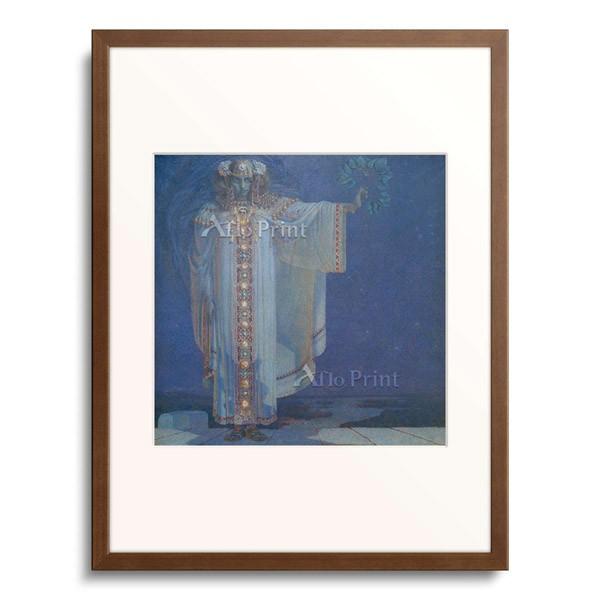 Artist:  Masek, Vitezlav Karel,1865-1927 Imagetitle:  Die Prophetin Libuse (Konigin von Bohmen 700-738). Dimensions:  19...