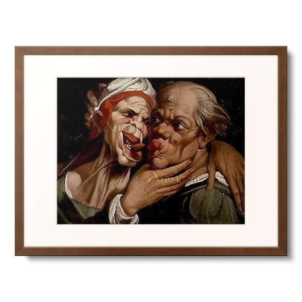 Artist:  Passarotti, Bartolomeo,1529-1592 Imagetitle:  Karrikatur eines alten Paares. Dimensions:  54 x 71 cm Location: ...