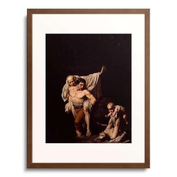 所蔵：ルーヴル美術館Artist:  Regnault, Jean-Baptiste,1754-1829 Imagetitle:  Die Sintflut. Location:  Paris, Musee du Louvre