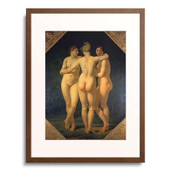 所蔵：ルーヴル美術館Artist:  Regnault, Jean-Baptiste,1754-1829 Imagetitle:  The three Graces. 1793 Dimensions:  204 x 154 cm Locat...