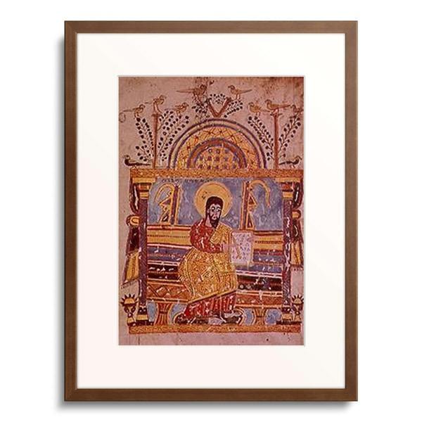 Artist:  Ikone, athiopisch Imagetitle:  Moses mit den Gesetzestafeln. Location:  Addis Abeba,Athiopisches Inst.