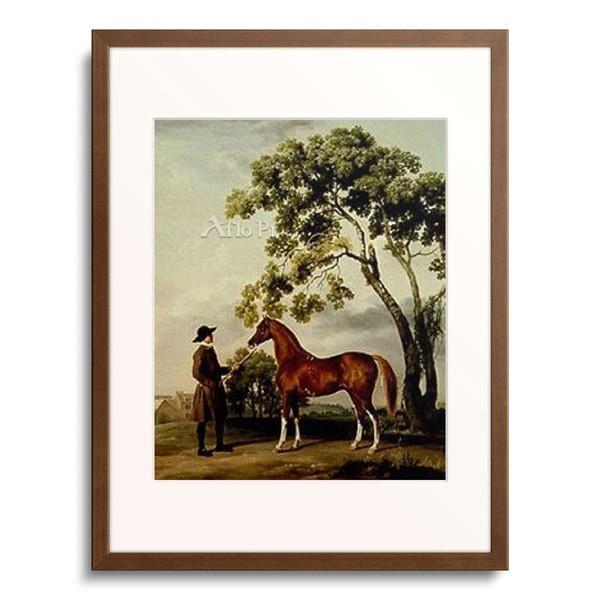 Artist:  Stubbs, George,1724-1806 Imagetitle:  Pferdepfleger mit dem Araberpferd Lord Grosvenor. Dimensions:  99,3 x 83,...