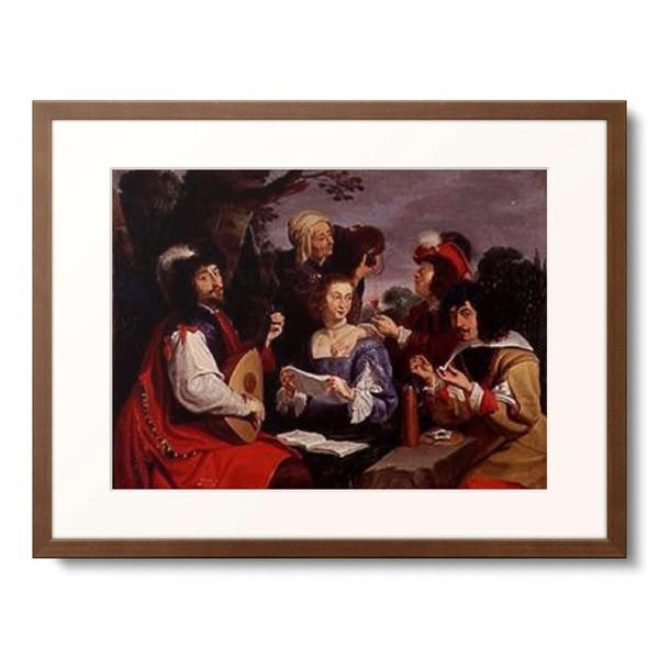 Artist:  Rombouts, Theodor Nachfolger,(1597-1637) Imagetitle:  Die funf Sinne (Vornehme Gesellschaft beim Musizieren in ...