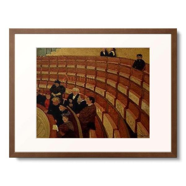 作家名： フェリックス・ヴァロットン　( 1865年 - 1925年 ) 国籍： スイス ジャンル：ナビ派     Artist:  Vallotton, Felix,1865-1925 Imagetitle:  Auf der 3.Gal...