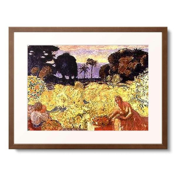 ジャンル： ナビ派　親密派フランスの画家Artist:  Bonnard, Pierre,1867-1947 Imagetitle:  Frau und Kind (Gelbe Landschaft). Location:  Sammlun...