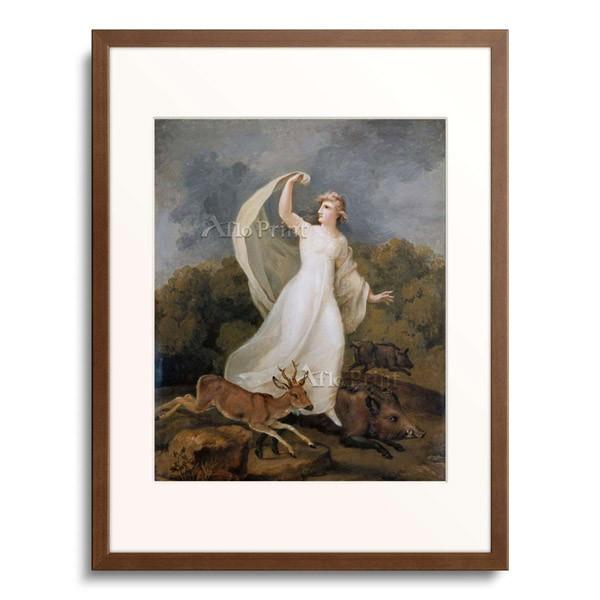 Artist:  Tischbein, Johann Heinrich Wilhelm,1751-1829 Imagetitle:  Zwischen Reh und Eber Schwebende. Dimensions:  27 x 3...