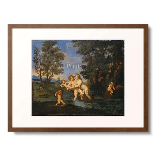 作家名:フランチェスコ・アルバーニArtist:Albani, Francesco,1578-1660 Imagetitle:Salmacis umarmt Hermaphrodit. Dimensions:62 x 75,5 cm 所蔵:...