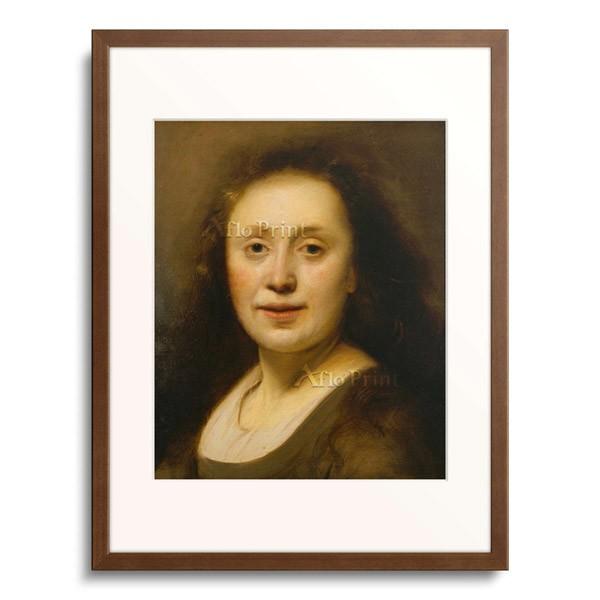 Artist:  Lievens, Jan,1607-1674 Imagetitle:  Brustbild einer jungen Frau mit offenem Haar. Dimensions:  29,5 x 24,5 cm L...