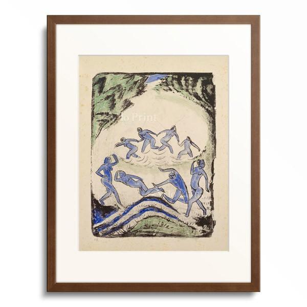 作家名：マックス・ペヒシュタインArtist: Pechstein, Max,1881-1955 Imagetitle: Der Tanz. 1912. Dimensions: 53,8 x 40,1cm Medium: Feder-u.P...