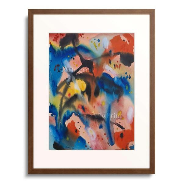 Artist:  Stuckenberg, Fritz,1881-1944 Imagetitle:  Mittag. 1919. Dimensions:  33,5 x 24,5cm Medium:  Aquarell/Nas in nas...