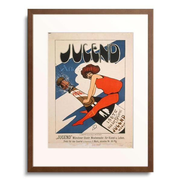 Artist:  Plakatkunst Imagetitle:  Titelbild der Zeitschrift Jugend 1897 von Fritz Dannenberg. Dimensions:  66,2 x 48,1 c...