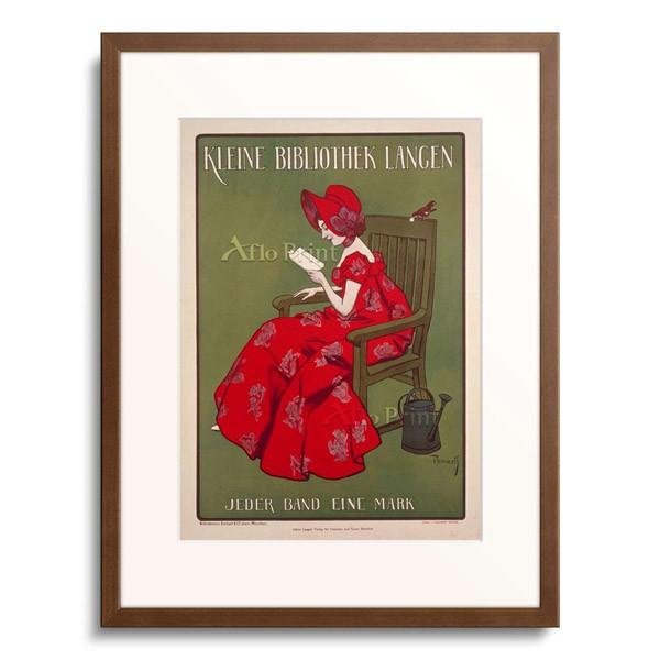 Artist:  Plakatkunst Imagetitle:  Kleine Bibliothek Langen, von Ferdinand Freiherr v.Reznicek. Dimensions:  86,5 x 59 cm...