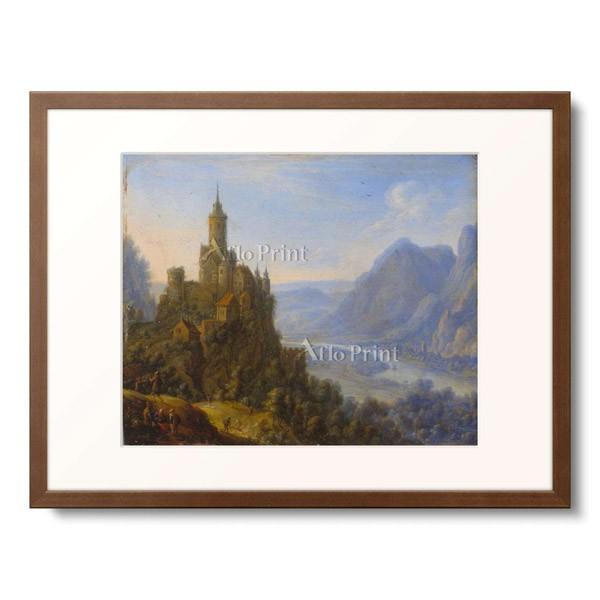 Artist:  Saftleven, Herman,1609-1685 Imagetitle:  Die Burg Katzenellenbogen am Rhein. Dimensions:  13,5 x 17 cm Medium: ...