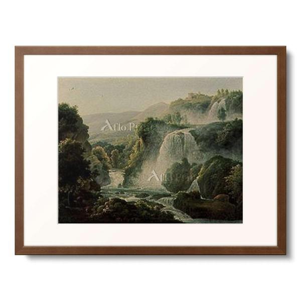 Artist:  Matveev, Fjodor,1758-1826 Imagetitle:  Die Wasserfalle von Tivoli. Um 1810. Location:  Moscow, Tretyakov Gallery