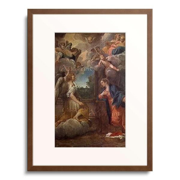 所蔵：ルーヴル美術館Artist:  Carracci, Agostino,1557-1602 Imagetitle:  Die Verkundigung Mariae. Location:  Paris, Musee du Louvre