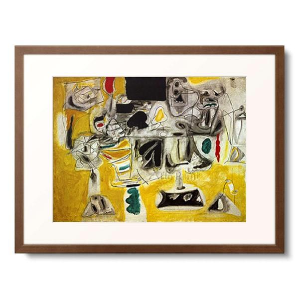 作家名:アーシル・ゴーキーArtist: Gorky, Arshile,1904-1948 アルメニア　アメリカImagetitle:Landscape Table. 1945. 所蔵:ポンピドゥーセンター国立近代美術館(パリ/仏)