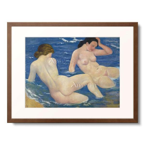 作家名:アリスティド・マイヨールArtist: Maillol, Aristide,1861-1944 Imagetitle:The wave (La Vague). 1898. 所蔵:Paris, Musee du Petit Palais