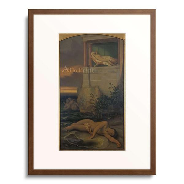 作家名:モーリッツ・フォン・シュヴィントArtist: Schwind, Moritz von,1804-1871 国籍:オーストリアImagetitle:Hero and Leander. 1860-63 Dimensions: 107,...