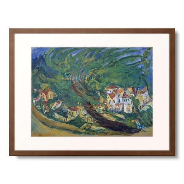 Artist:  Soutine, Chaim,1894-1943 Imagetitle:  Horizontal tree. Location:  Paris, Musee de l'Orangerie