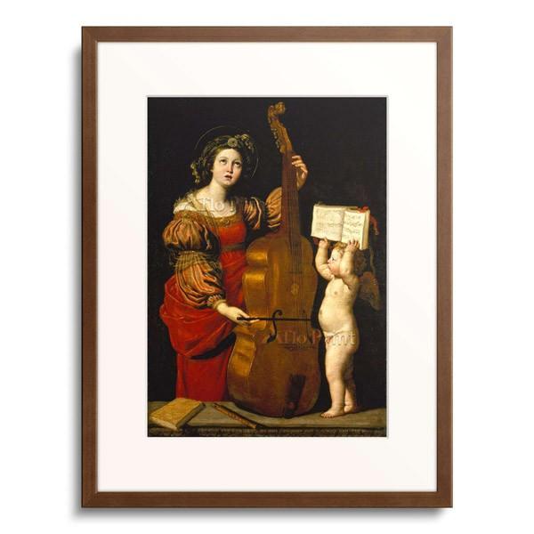 所蔵：ルーヴル美術館Artist:  Zampieri, Domenico (Domenichino),1581-1641 Imagetitle:  St. Cecilia. About 1620. Dimensions:  160 x 1...