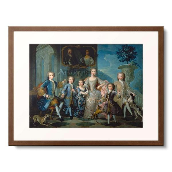 Artist:  Gobert, Pierre,1662-1744 Imagetitle:  Die Familie des Herzogs von Valentinois. Dimensions:  208 x 280 cm Locati...