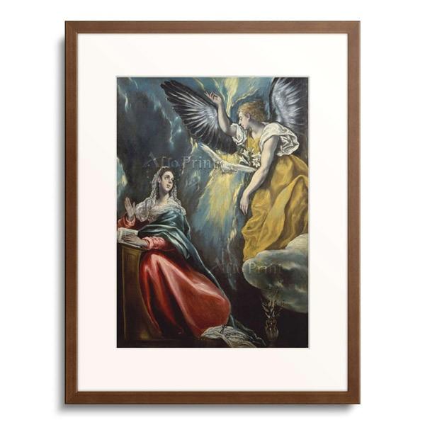 作家名： エル・グレコ  ( 1541年 - 1614年 ) タイトル : 受胎告知 国籍： ギリシャジャンル：  マニエリスム Artist:  Greco El (Dominikos Theotokopoulos),1541-1614 ...