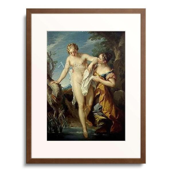 Artist:  Lemoyne, Francois,1688-1737 Imagetitle:  Badende. Location:  Tours, Musee des Beaux-Arts