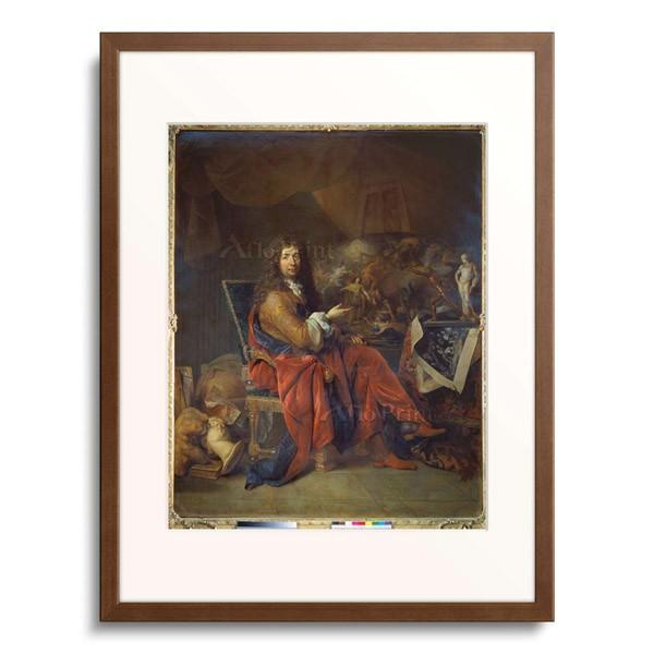 所蔵：ルーヴル美術館Artist:  Largilliere, Nicolas de,1656-1746 Imagetitle:  Portrait of Charles Le Brun, painter to the king. 1686...